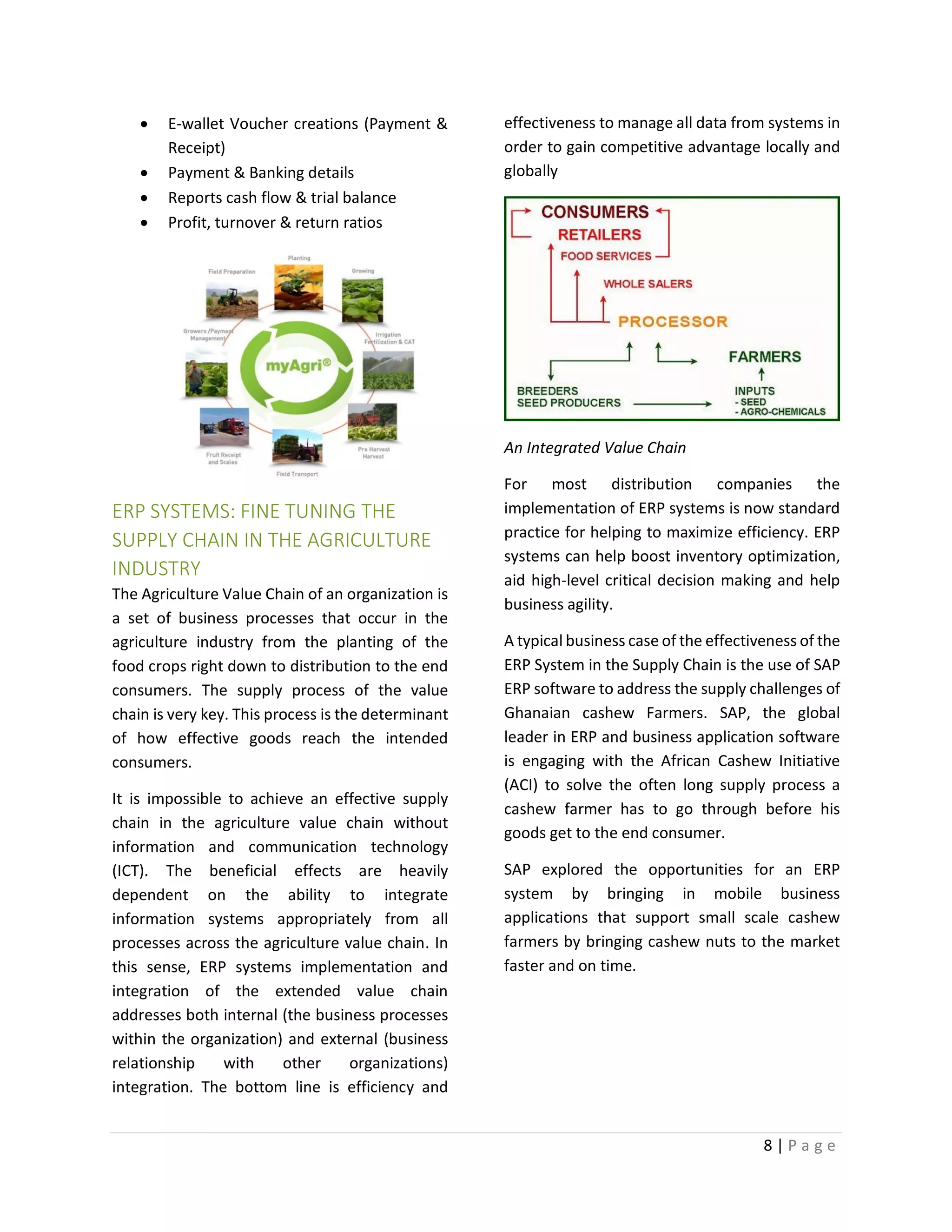 ERP FOR THE AGRICULTURE SECTOR IN NIGERIA | PDF