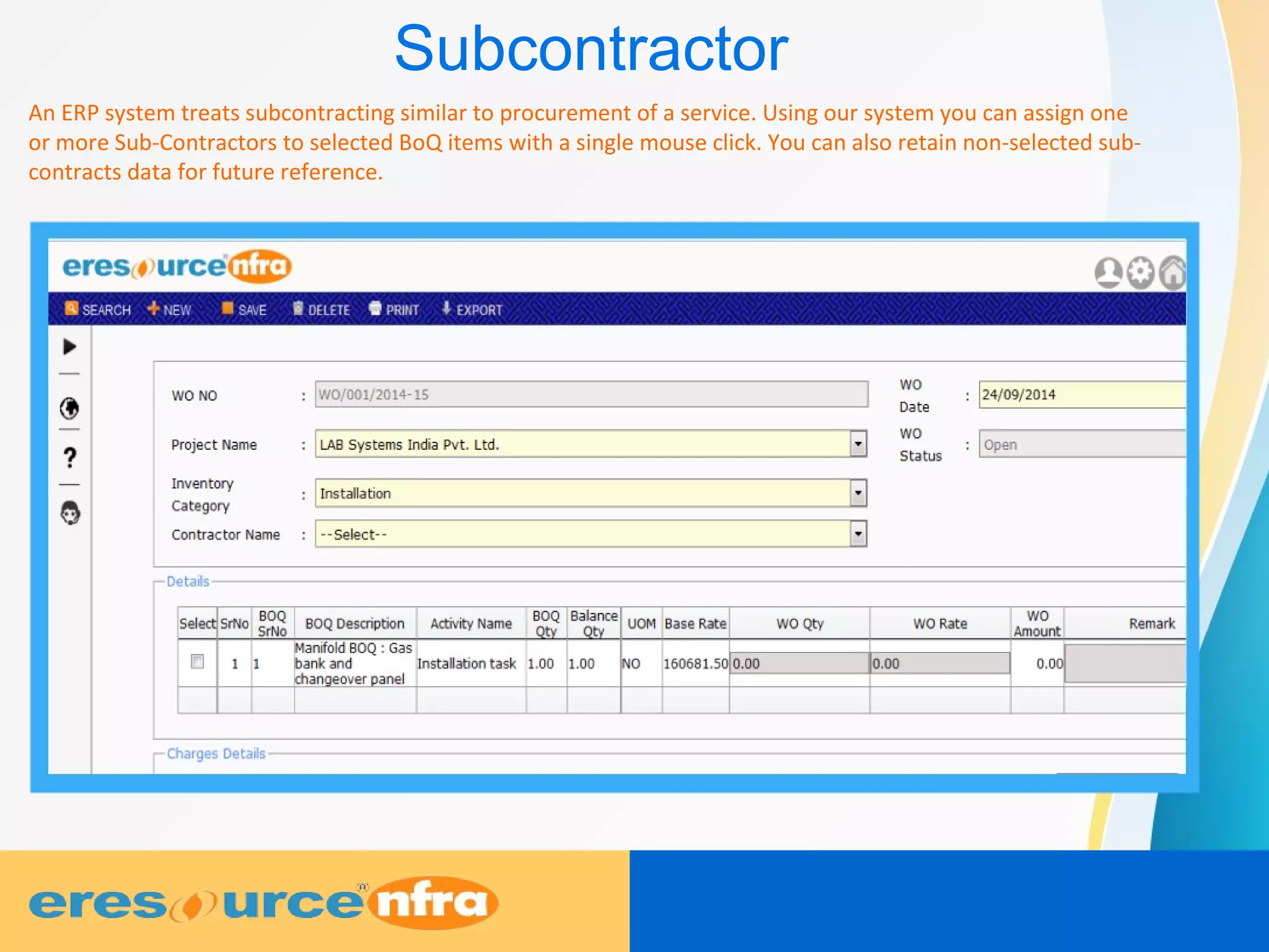 Erp for construction | PPT