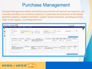 Erp for construction | PPT