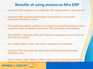 Erp for construction | PPT