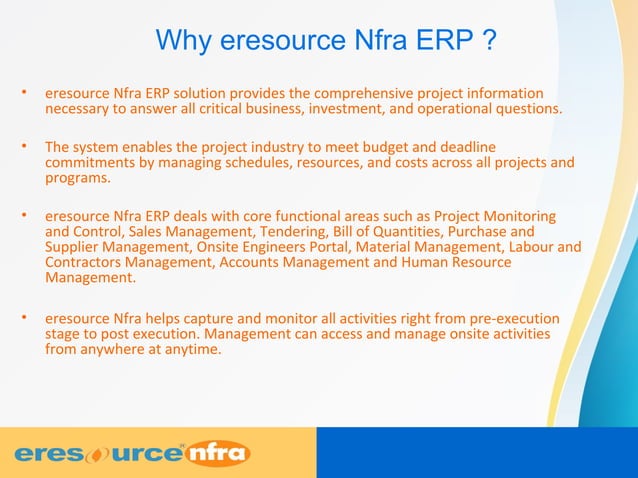 Erp for construction | PPT