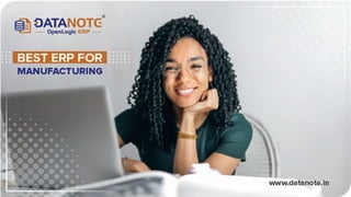 ERP for Manufacturing: A Comprehensive Guide to Optimising Processes | PDF