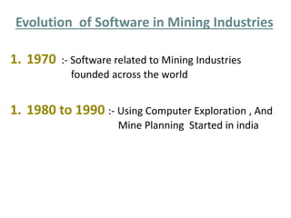 Erp for mining industry | PPT