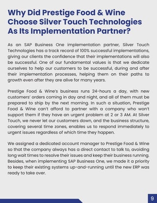 ERP for Prestige Food and Wine Case Study.pdf