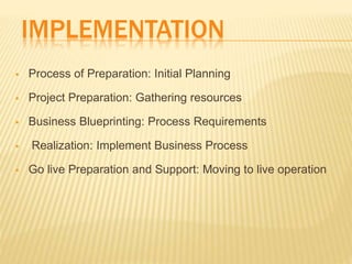 ERP for SMB companies | PPTX