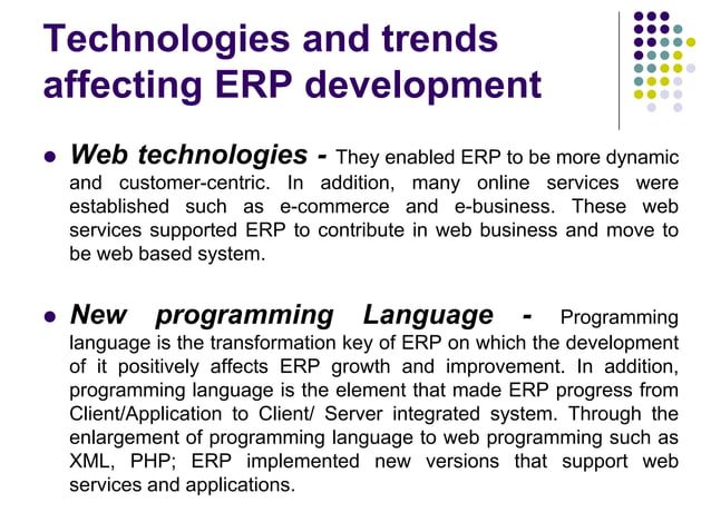 ERP Future Trends.pptx | Cloud Computing | Internet