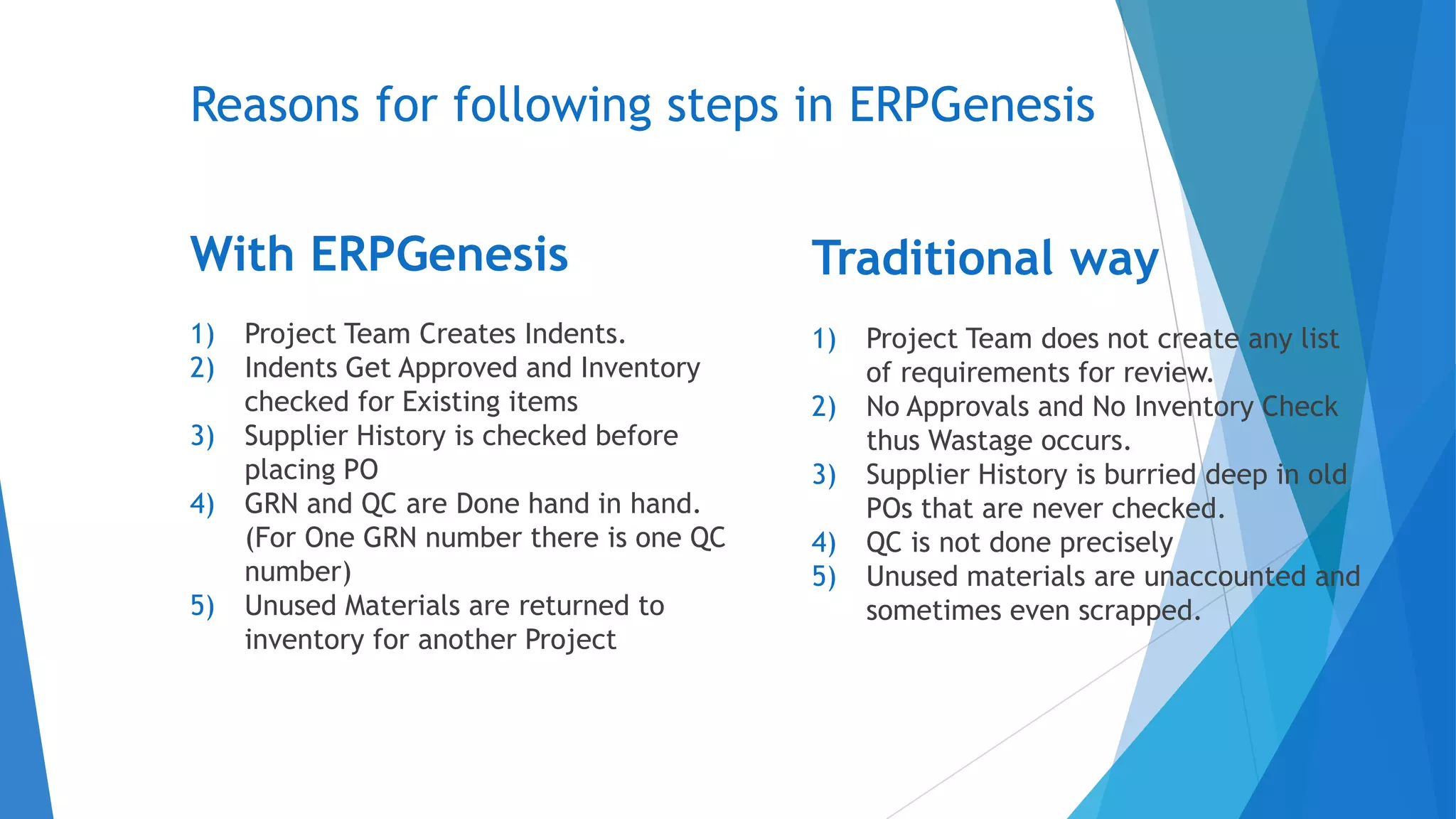 ERP Genesis Digitek | PPT