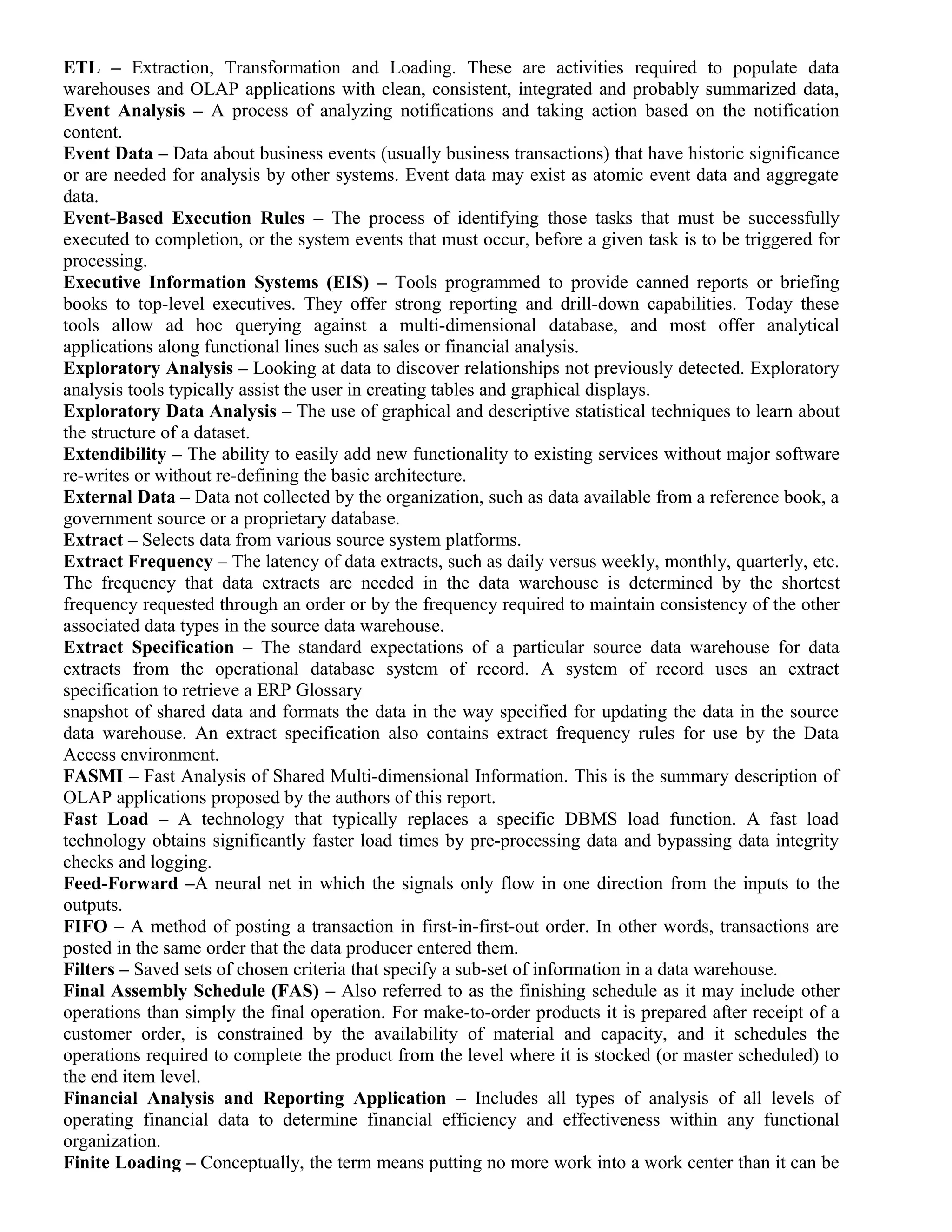 Erp glossary appendixe | PPT