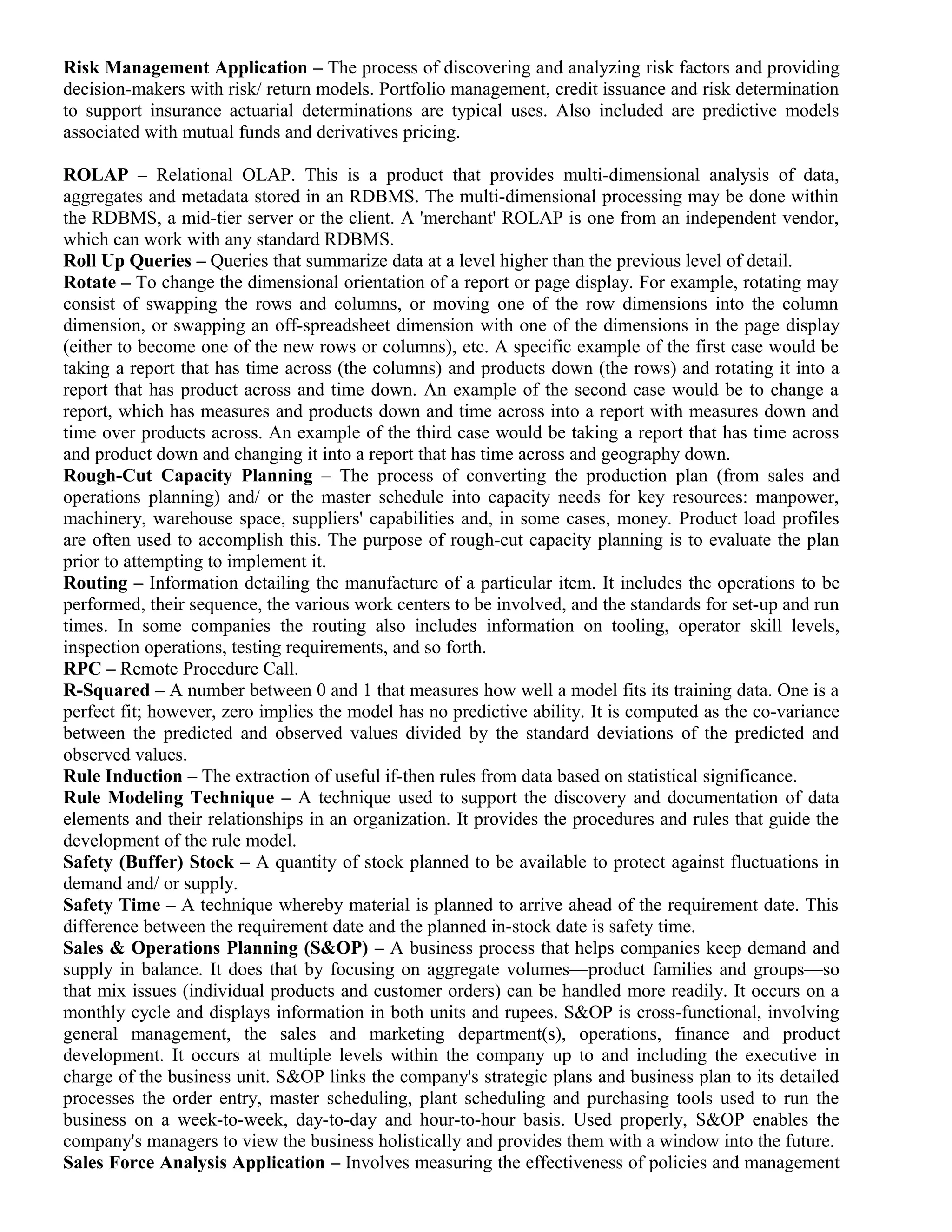 Erp glossary appendixe | PPT