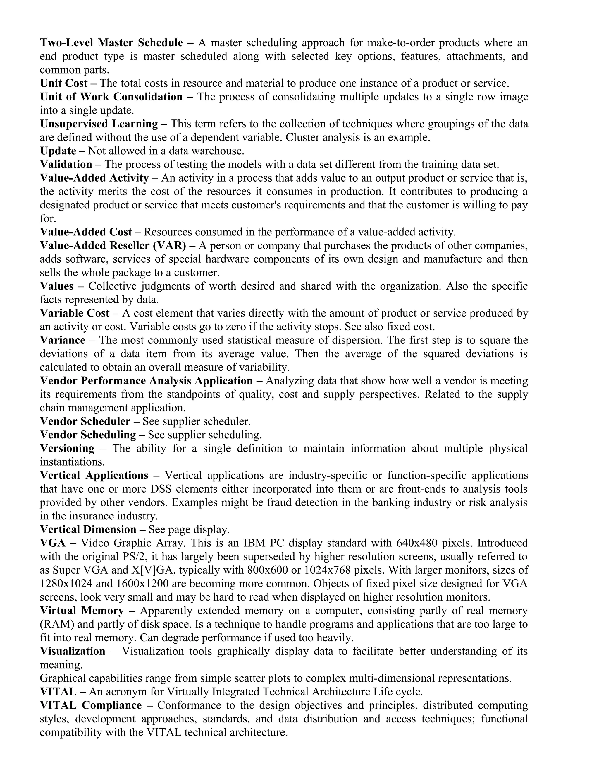 Erp glossary appendixe | PPT