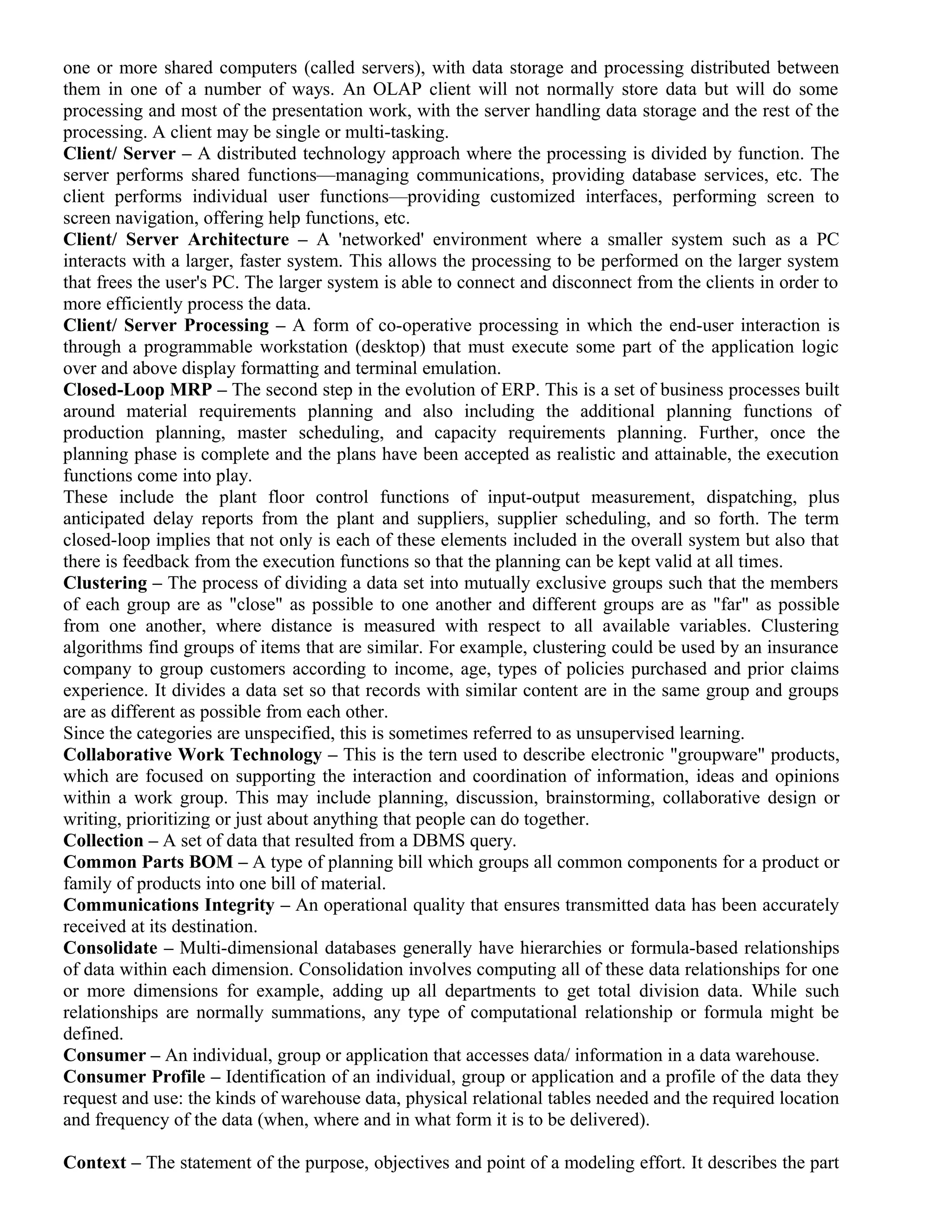 Erp glossary appendixe | PPT