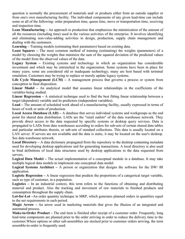 Erp glossary appendixe | PPT