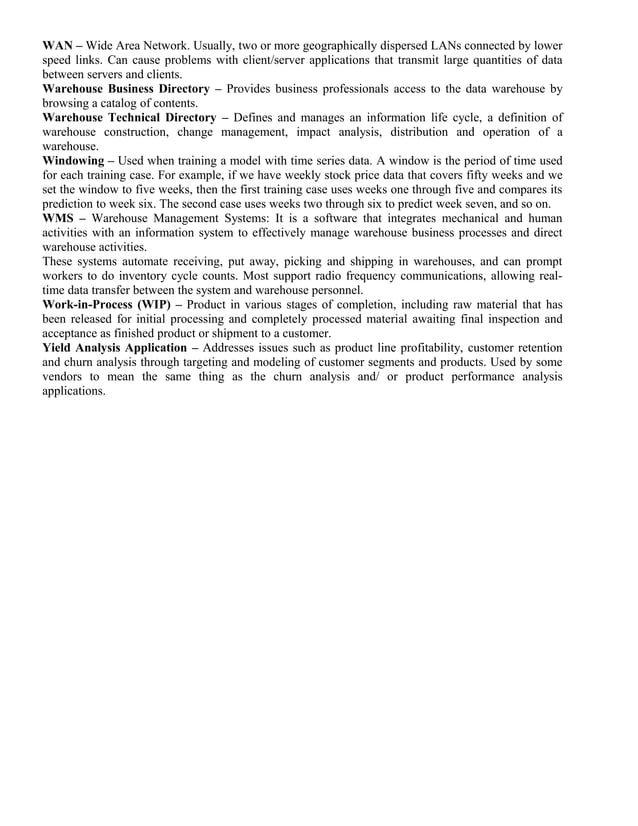 Erp glossary appendixe | PPT