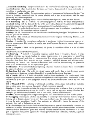 Erp glossary appendixe | PPT