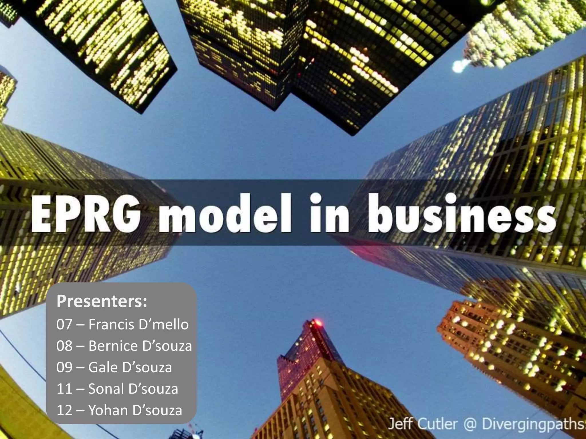 ERPG Model (Economics) | PPTX