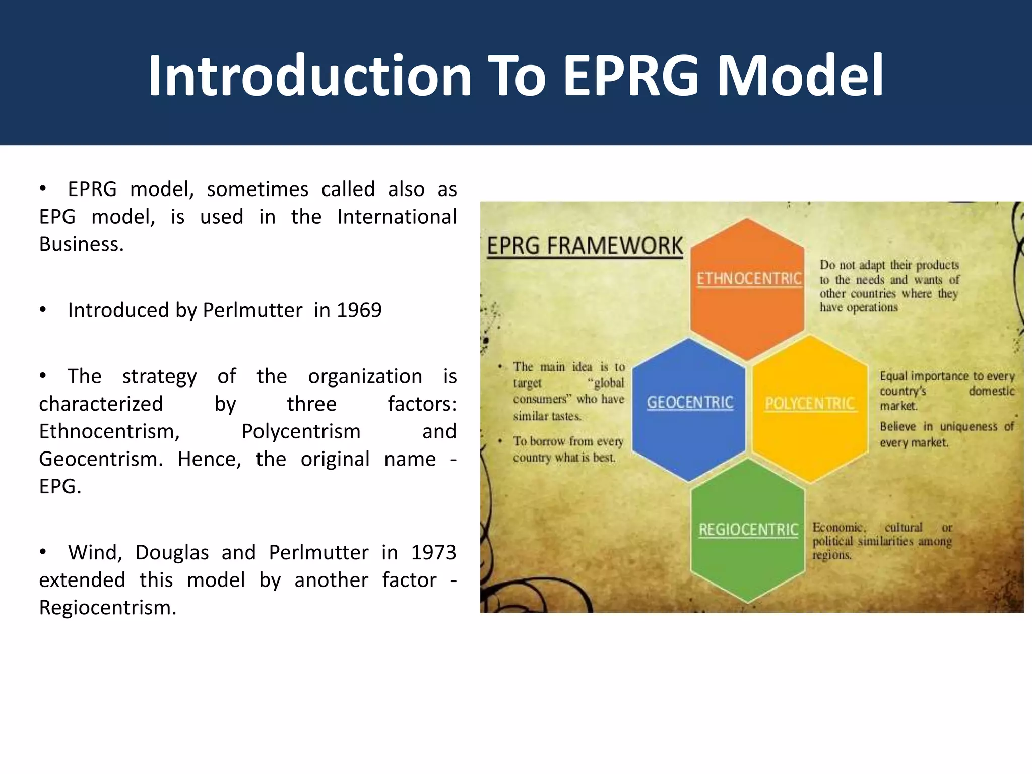 ERPG Model (Economics) | PPTX