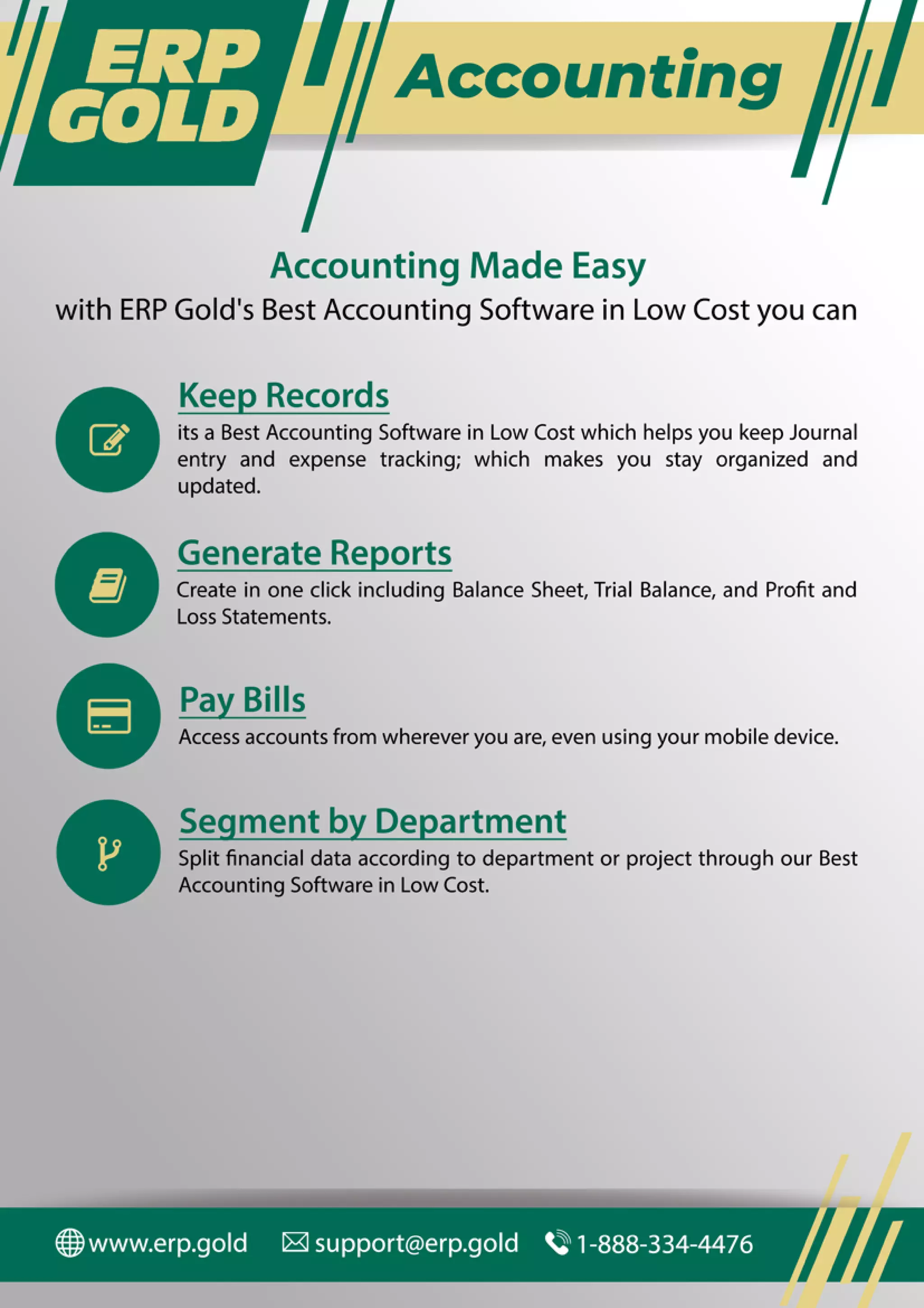 Erp gold - Accounting Module | PDF