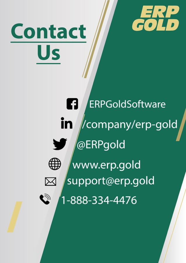 Erp gold - Accounting Module | PDF