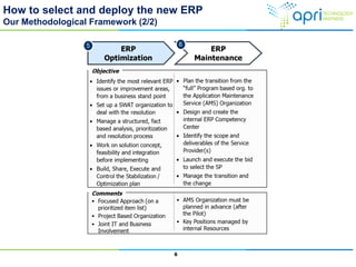 Erp governance methodology and case studies v rjt | PDF