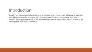 ZENEFITS Enterprise Resource Planning | PPTX