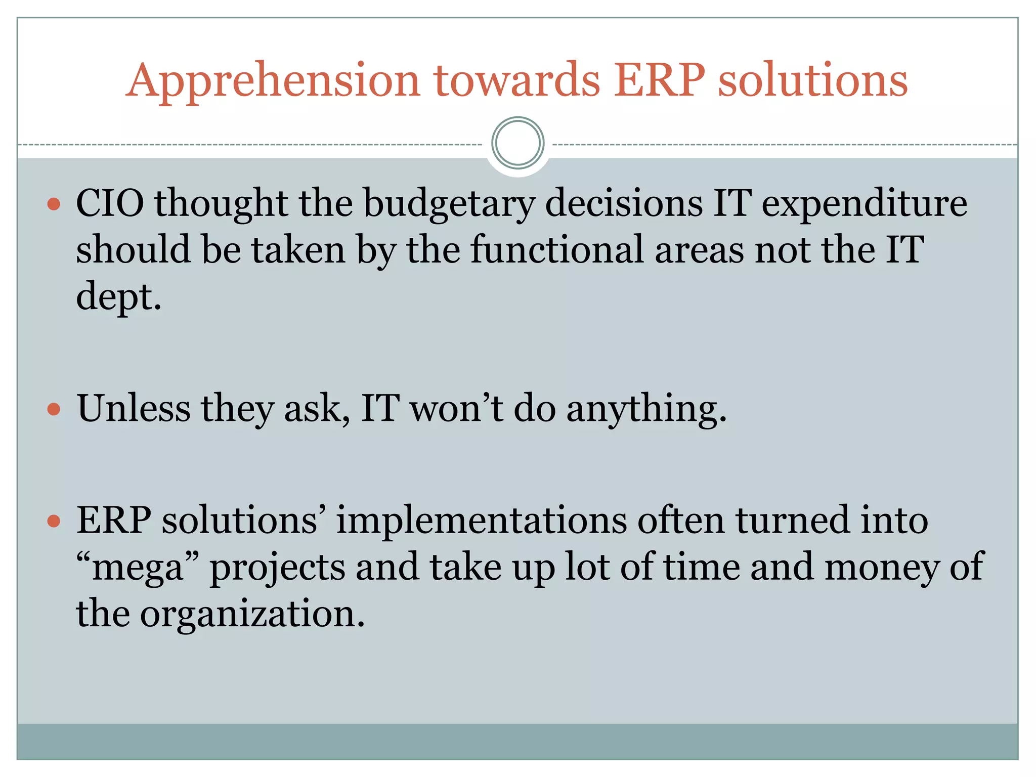 ERP Implementation at Cisco | PPTX