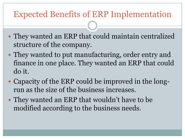 ERP Implementation at Cisco | PPTX | Computing | Technology & Computing