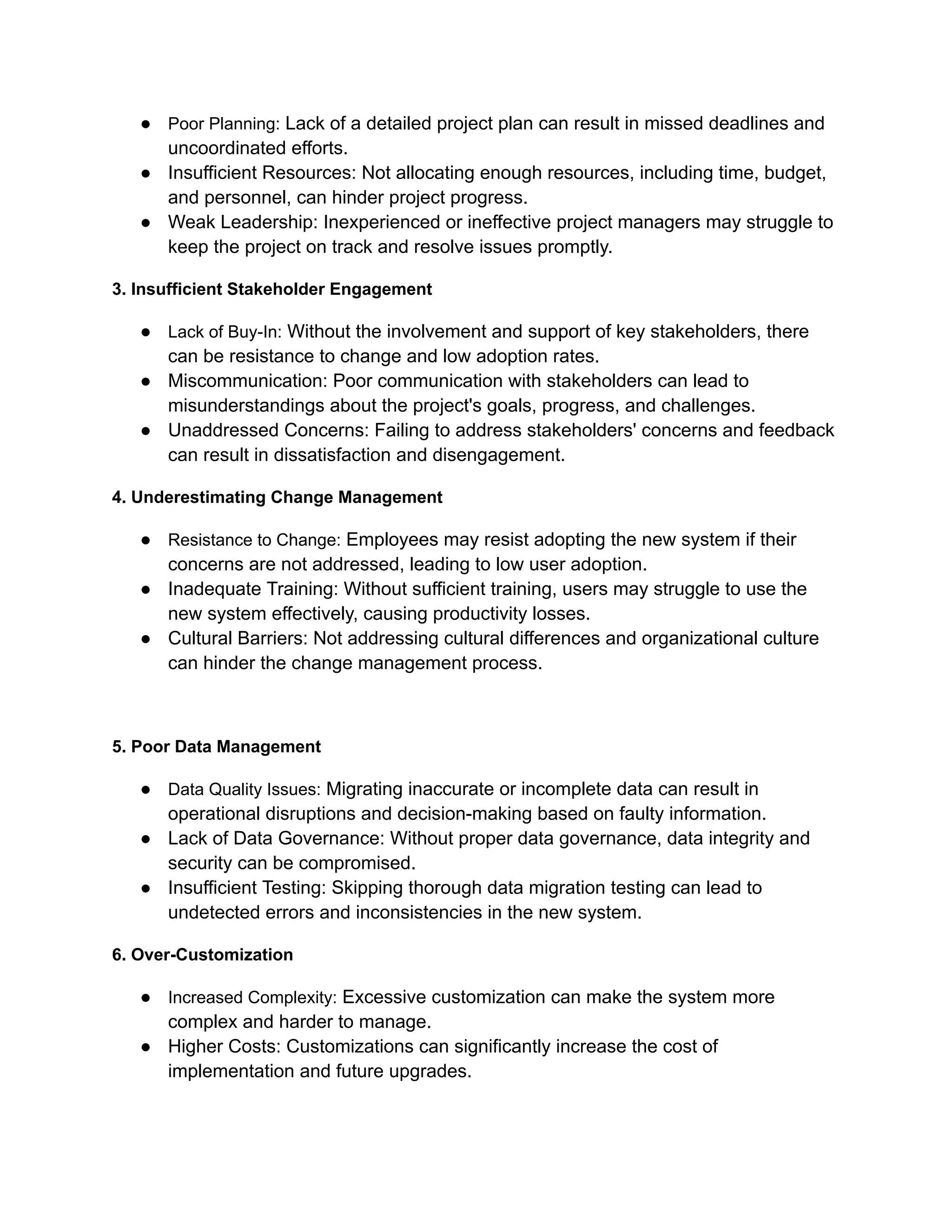 ERP Implementations-The Best Practices | PDF