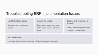 ERP Implementation Challenges and Troubleshooting | PPT