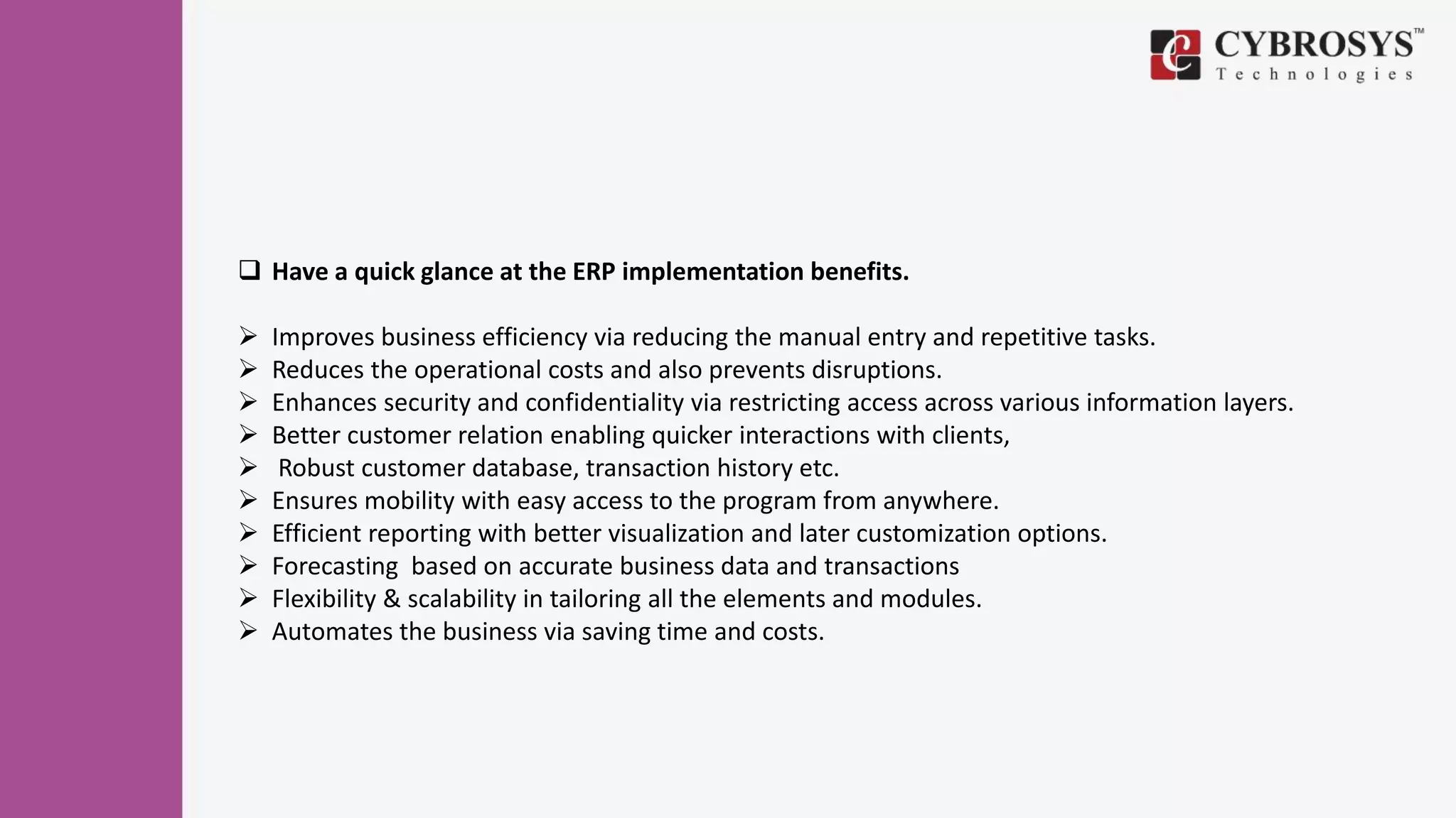 Erp implementation cost analysis | PPTX