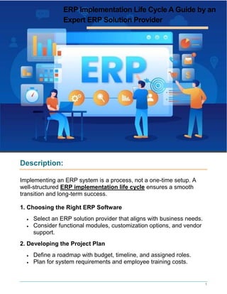 ERP Implementation Life Cycle: A Guide by an Expert ERP Solution ...