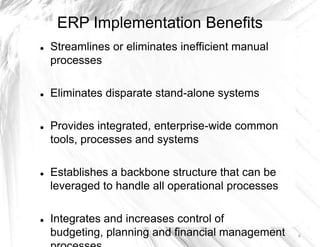 ERP implementation process | PPT