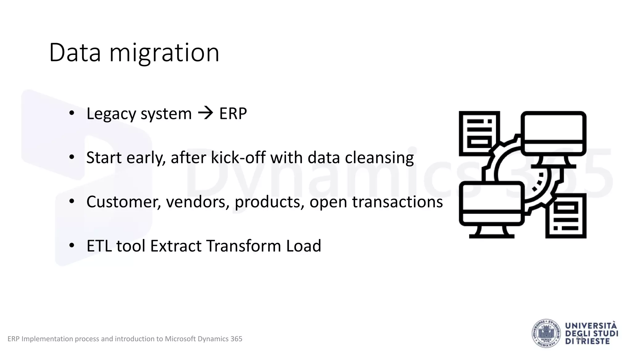 Erp implementation process and introduction to dynamics 365 | PPT