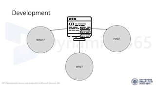 Erp implementation process and introduction to dynamics 365 | PPT