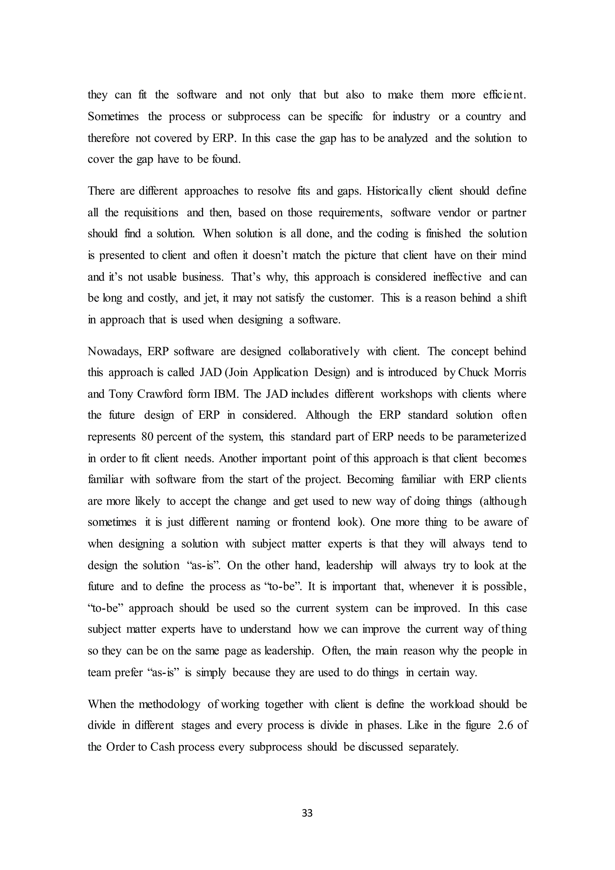 Erp implementation process and introduction to dynamics 365 | DOCX