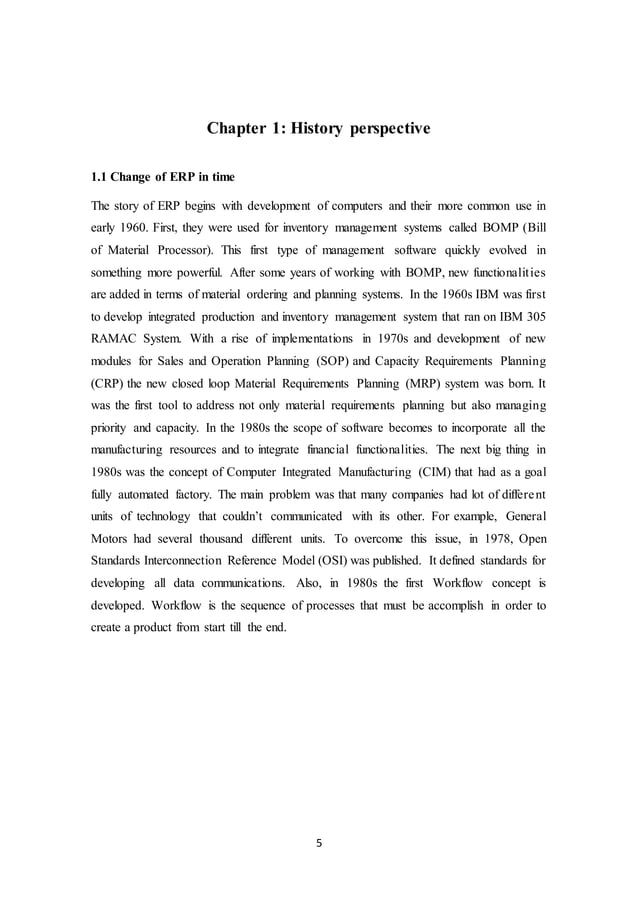 Erp implementation process and introduction to dynamics 365 | DOCX