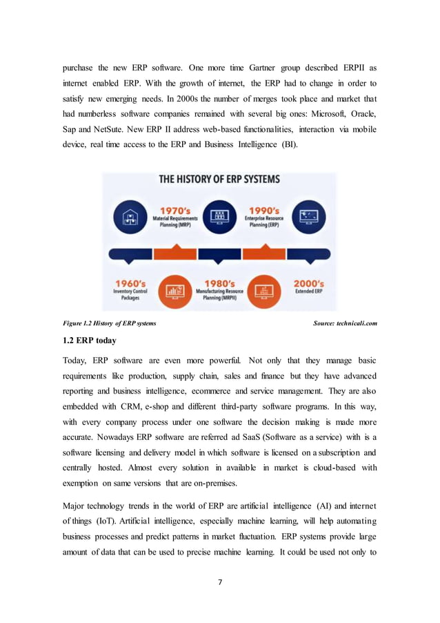 Erp implementation process and introduction to dynamics 365 | DOCX