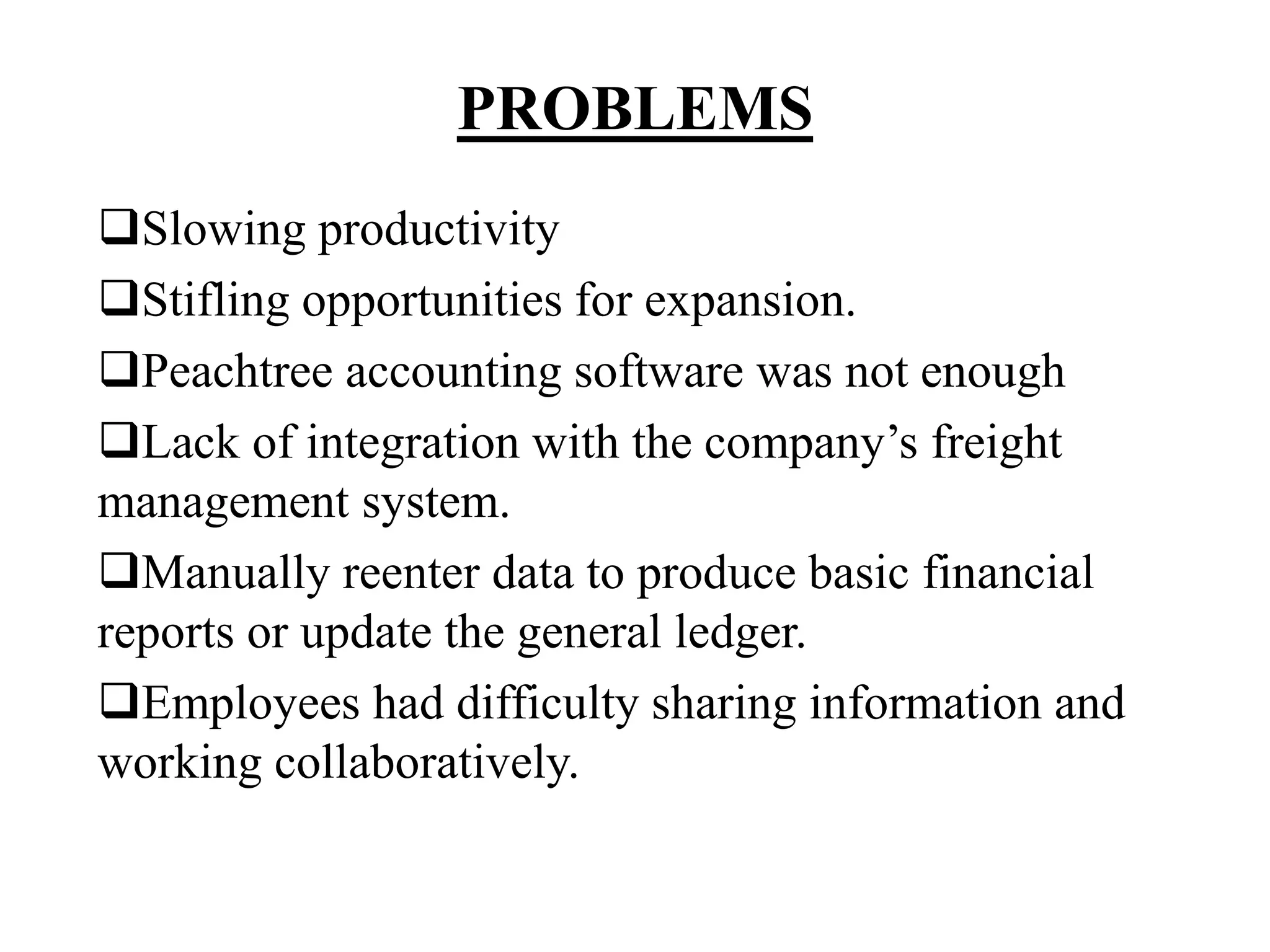 ERP IN AIR CARGO ( Case Study) | PPTX