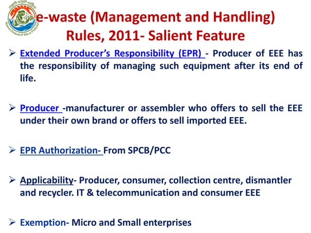 EPR in E-Waste Management | PDF