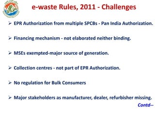 EPR in E-Waste Management | PDF