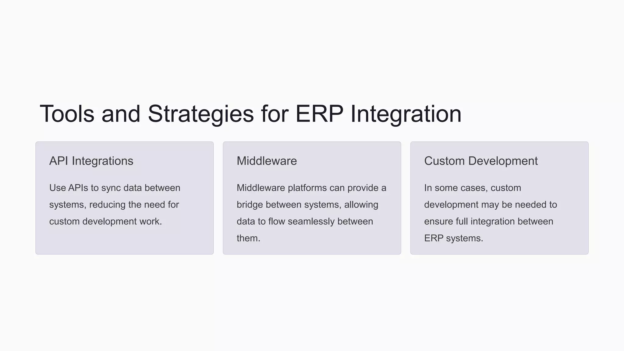 ERP Integration and Data Migration | PDF