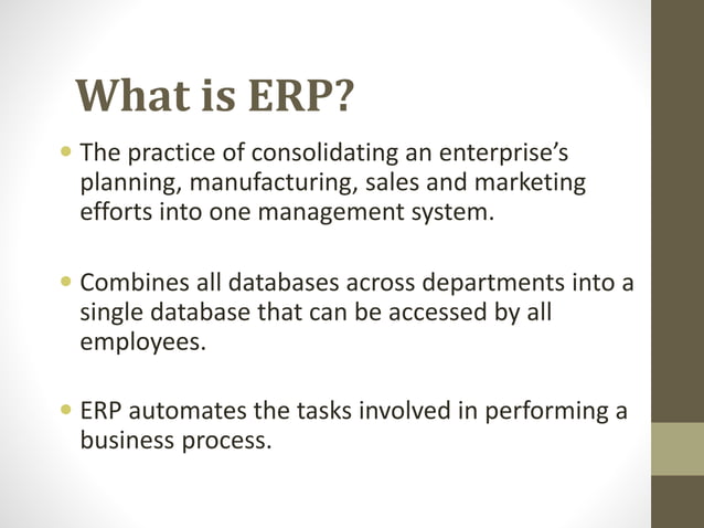 Oracle ERP Introduction | PPTX
