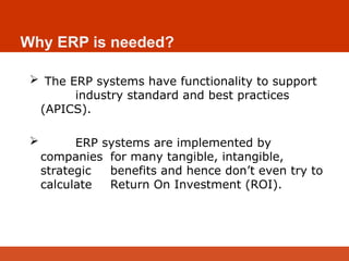 Oracle Supply Chain management ERP Introduction | PPT