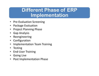 Erp ipmlemetation life cycle | PPT