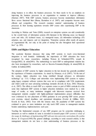 Erp learning at BVB SMSR | PDF