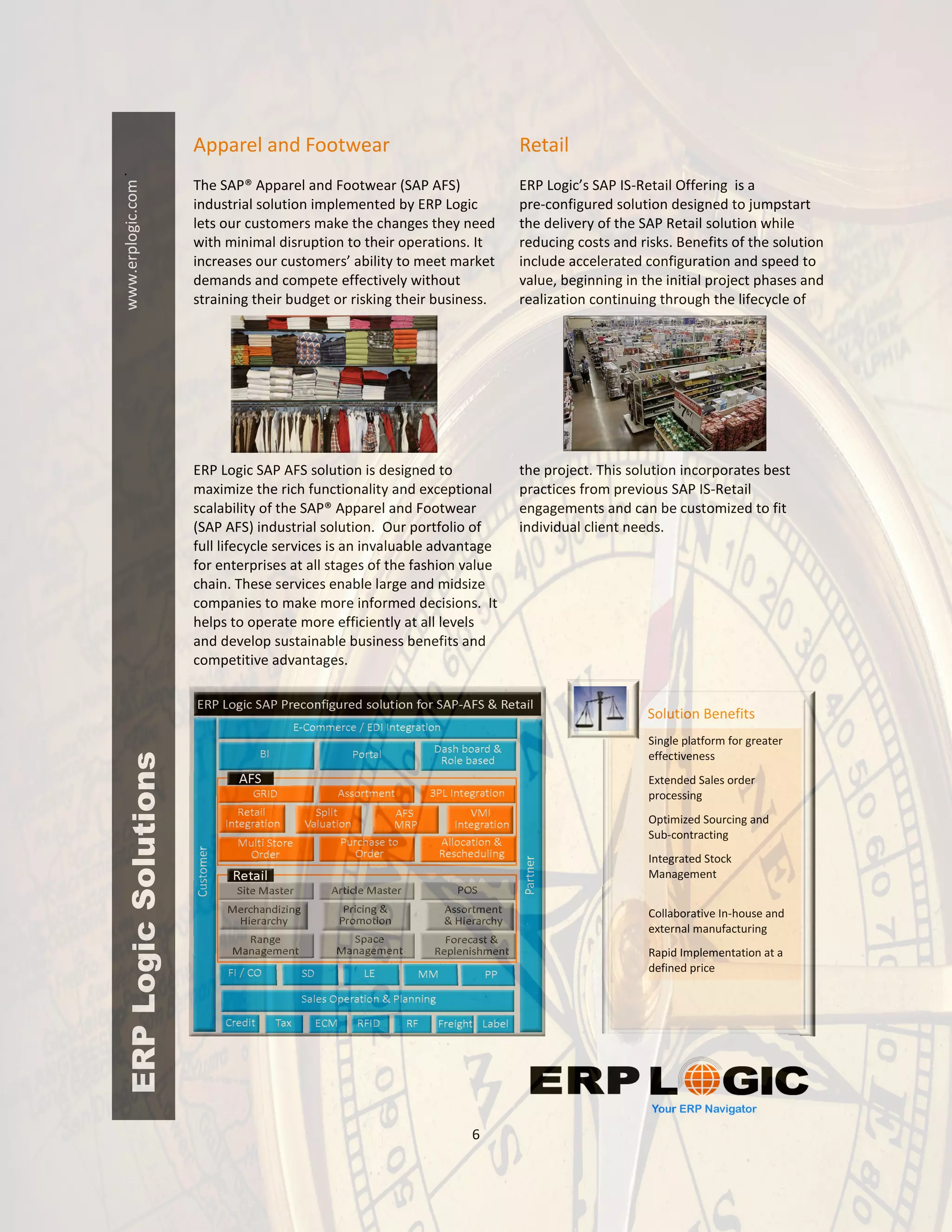 Erp Logic Corporate Brochure | PDF