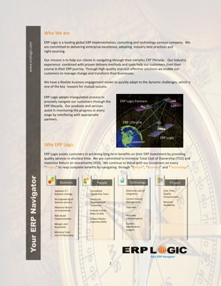 Erp Logic Corporate Brochure | PDF