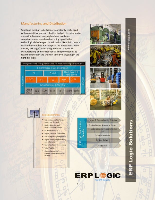 ERP Logic Corporate Brochure | PDF | Cloud Computing | Internet