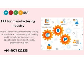 ERP for Manufacturing industry in India.pptx