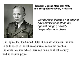 ERP The Truman Doctrine and the Marshall Plan | ODP