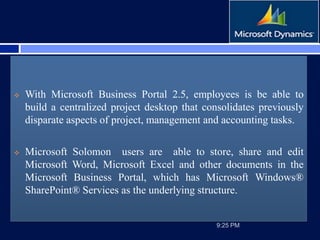 Erp microsoft dynamic ppt | PPTX